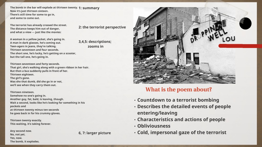 The Terrorist He’s Watching – Literary Globe